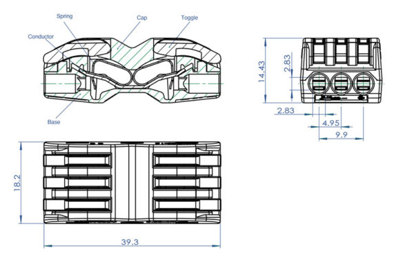 In-Line Lever Splicing Connectors – Ronbar