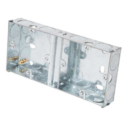 1+1 Dual Gang Flush Knockout Boxes – Ronbar